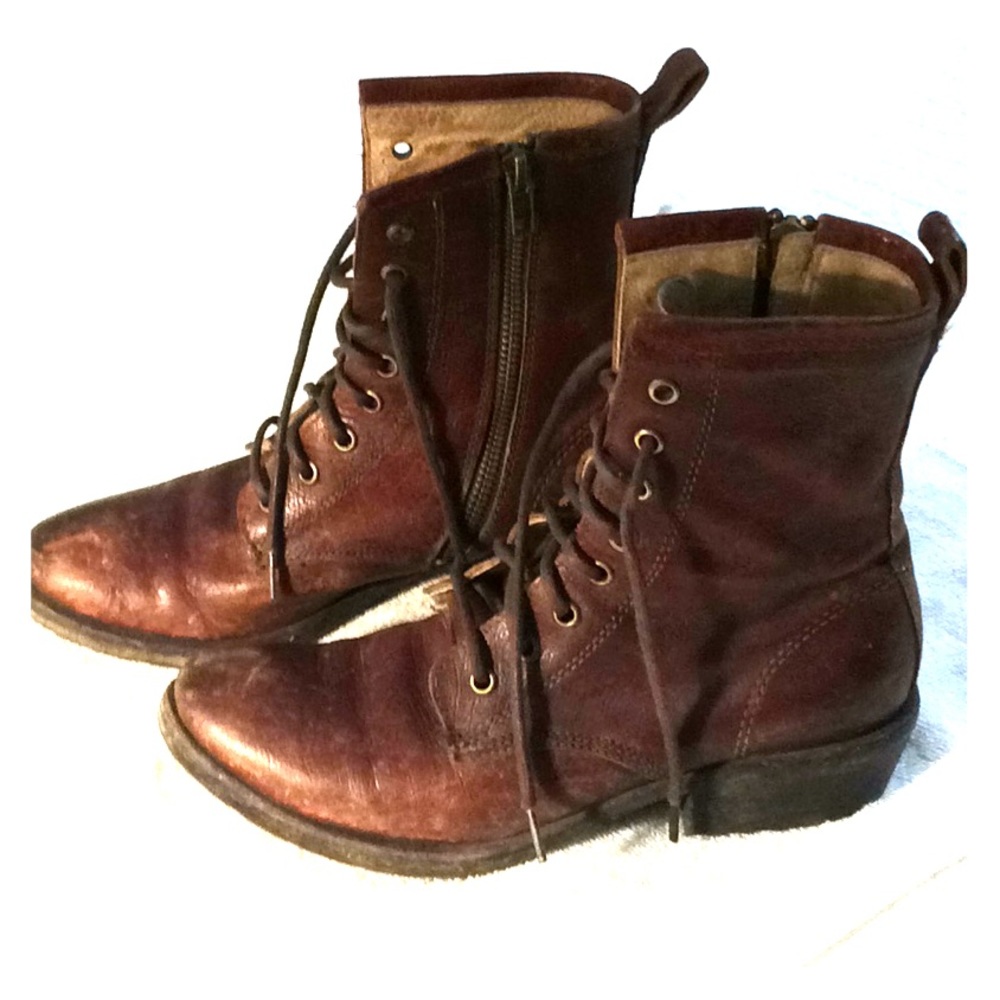 Frye Combat Boots - Gem